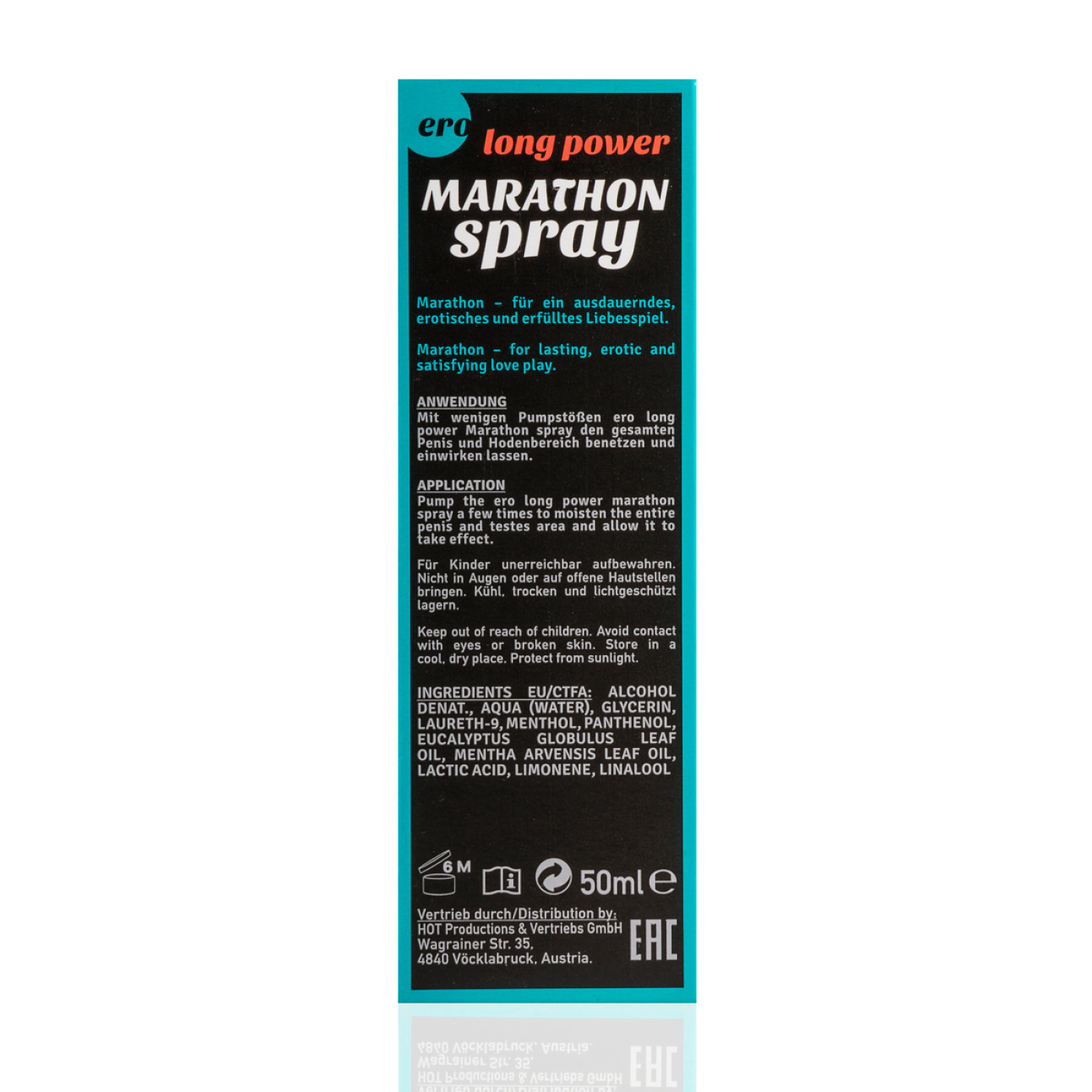 Long Power Marathon Spray Men 50 ml