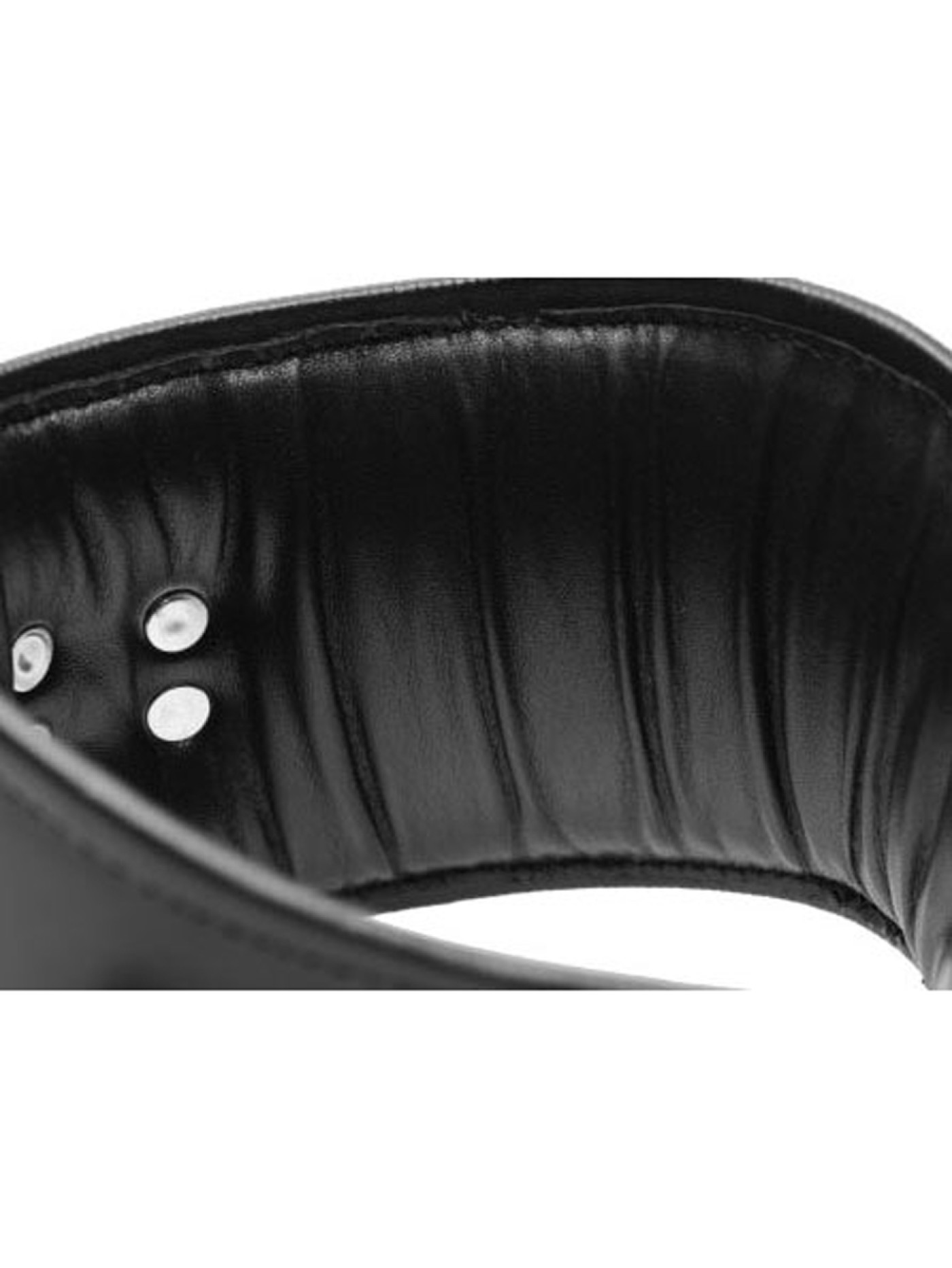Padded Leather Locking Posture Collar